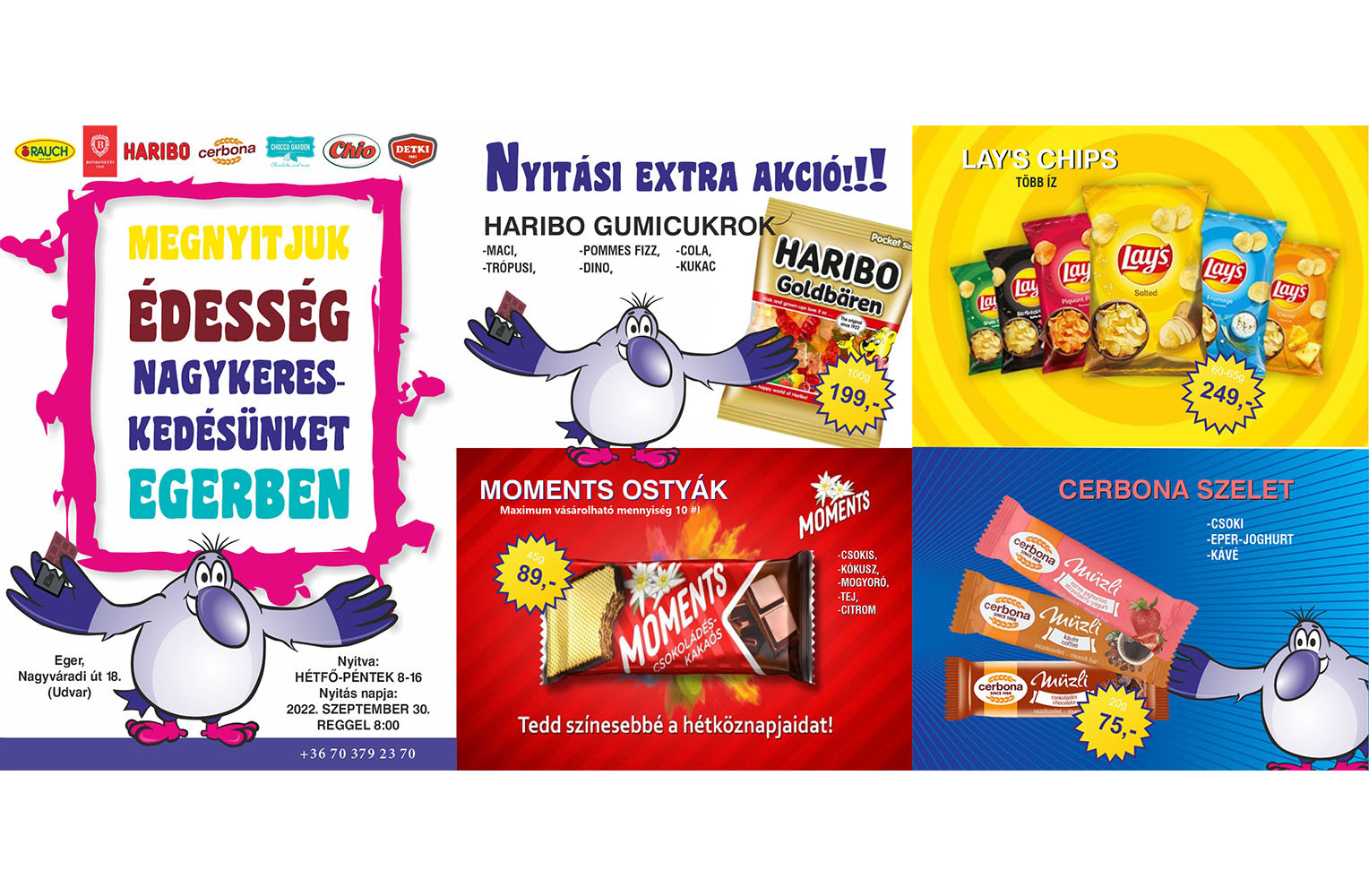 Édesség nagyker Eger - Első Édes Magyar Kft.