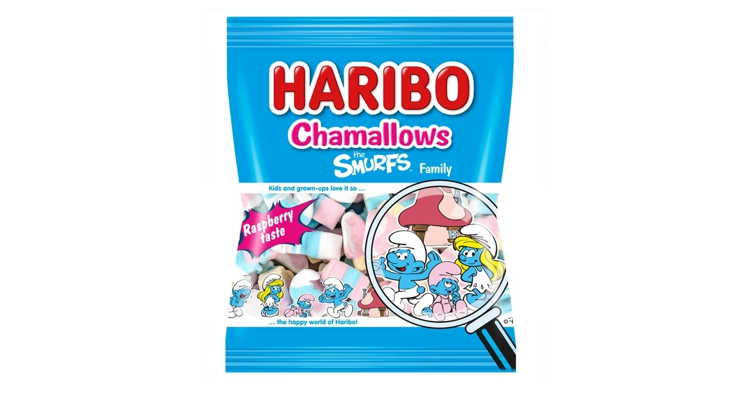 HARIBO CHAMALLOWS SMURFS 90GR - HARIBO - Édesség nagyker Eger - Első ...