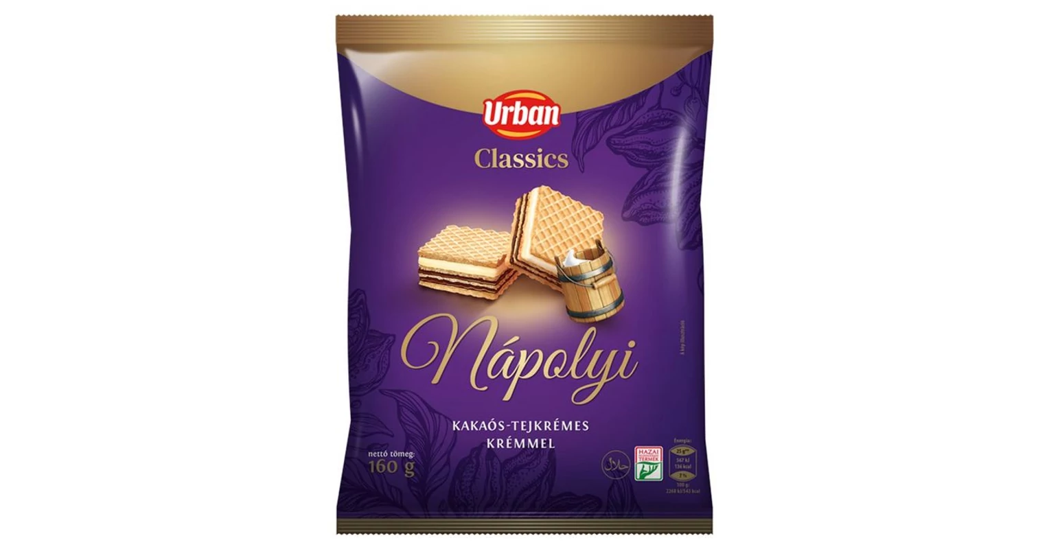 URBÁN TEJKRÉMES-KAKAÓS NÁPOLYI CLASSICS 160G - URBÁN - Édesség nagyker ...