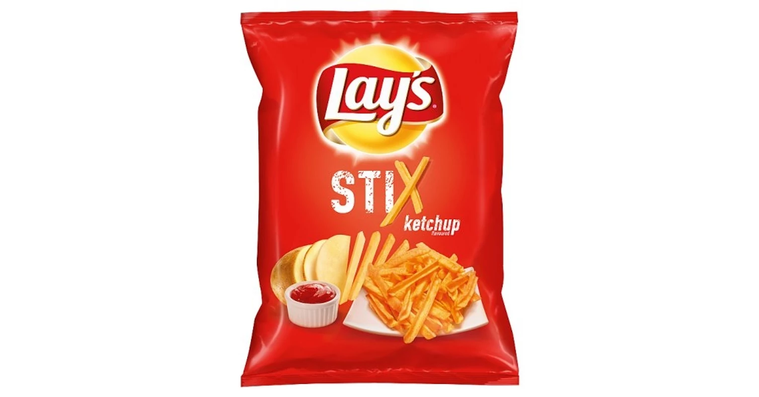 LAY'S 60G KETCHUP STIX - MAGYAR ÜDÍTŐF. - Édesség nagyker Eger - Első Édes Magyar Kft.