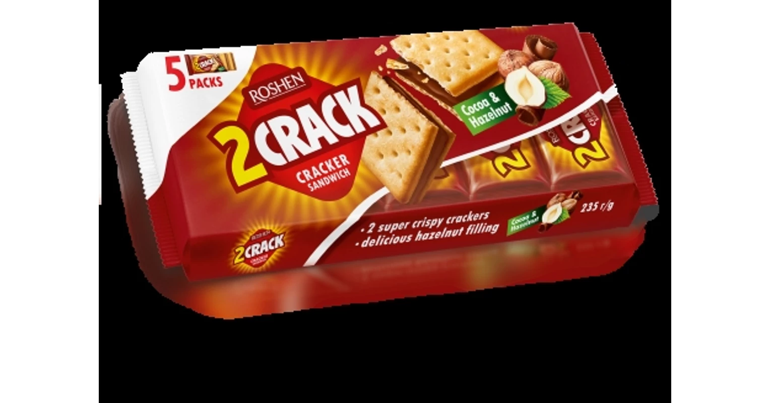 ROSHEN 2 CRACK 235G MOGYORÓKR. - BONBONETTI - Édesség nagyker Eger - Első Édes Magyar Kft.