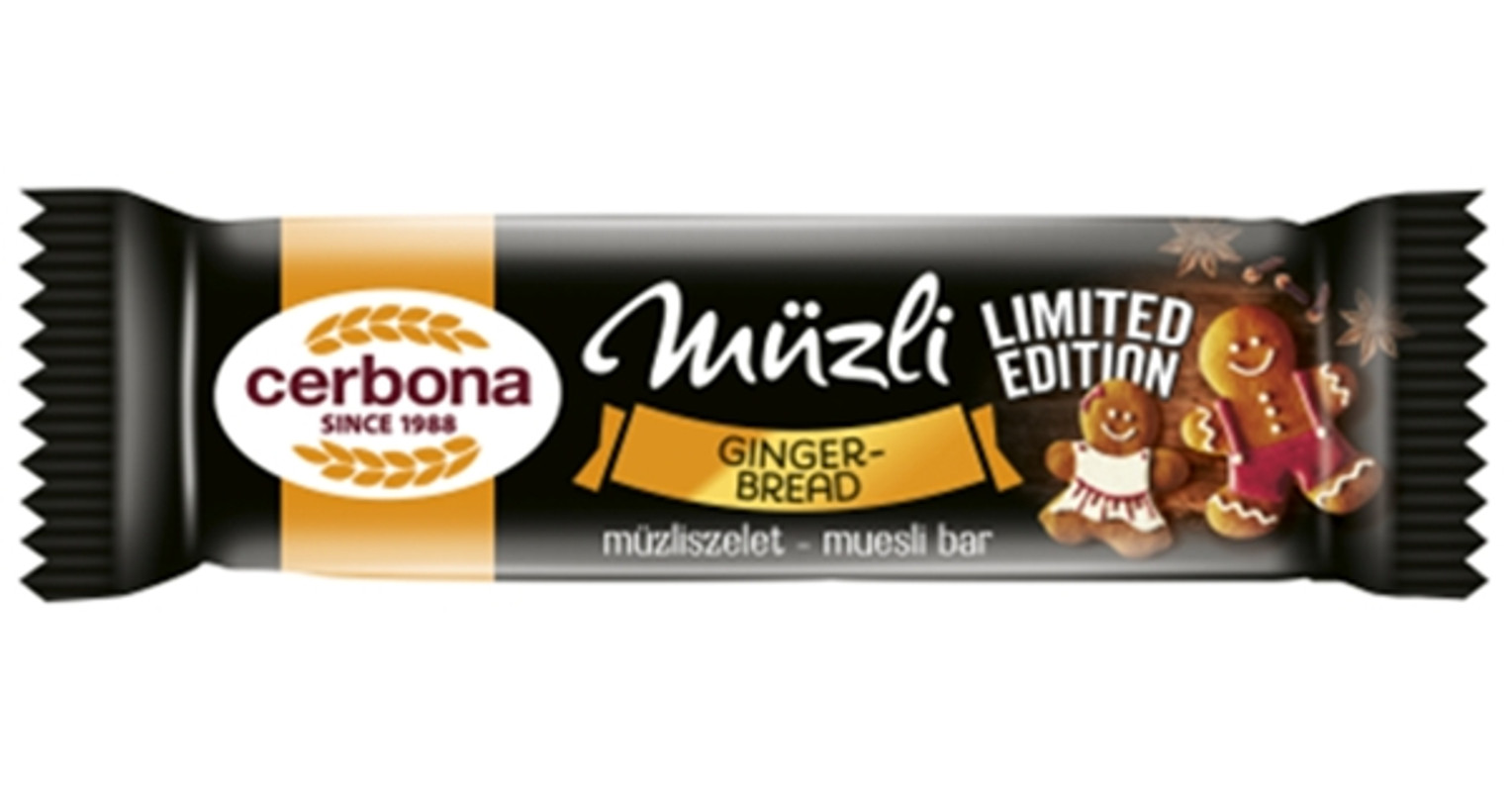 CERBONA 20G MÉZESKALÁCS ÍZŰ MÜZLI SZELET - CERBONA - Édesség nagyker ...