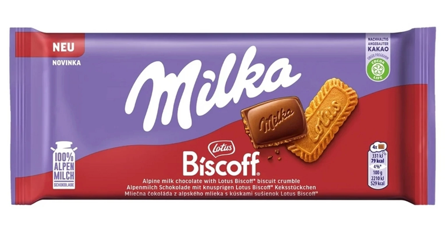 MILKA BISCOFF 90G - MONDELEZ - Édesség nagyker Eger - Első Édes Magyar Kft.